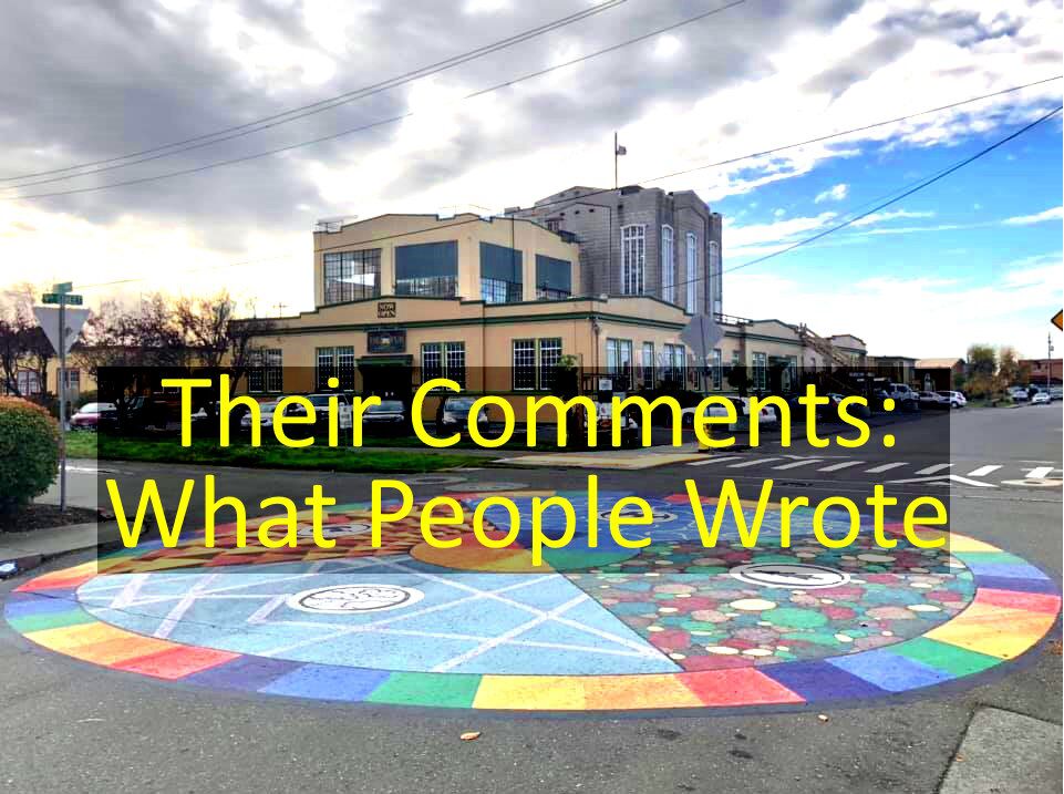 What People Wrote - at the May 16th Creamery meeting - Information for ...