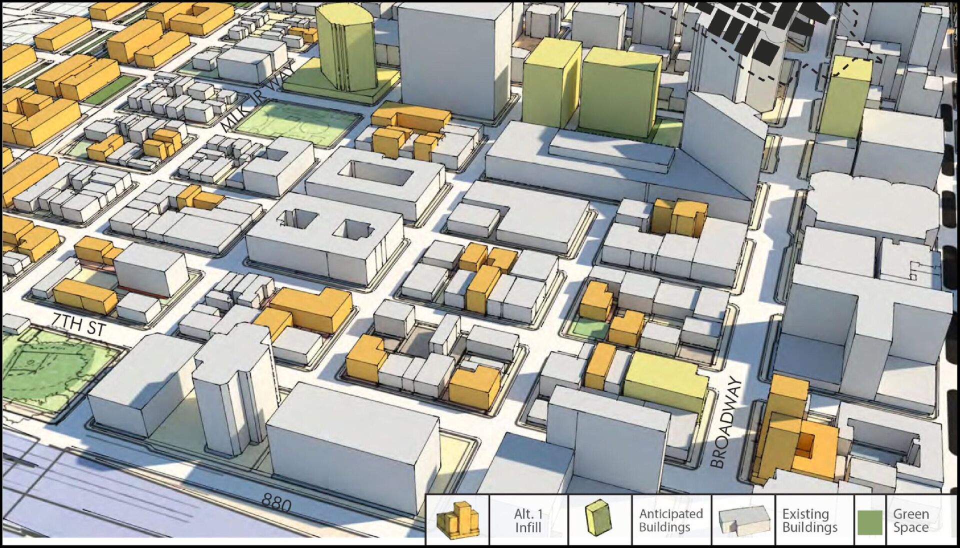 Planwest 3D Massing Diagrams are non-existent - No 3D diagrams to evaluate the Gateway heights ...