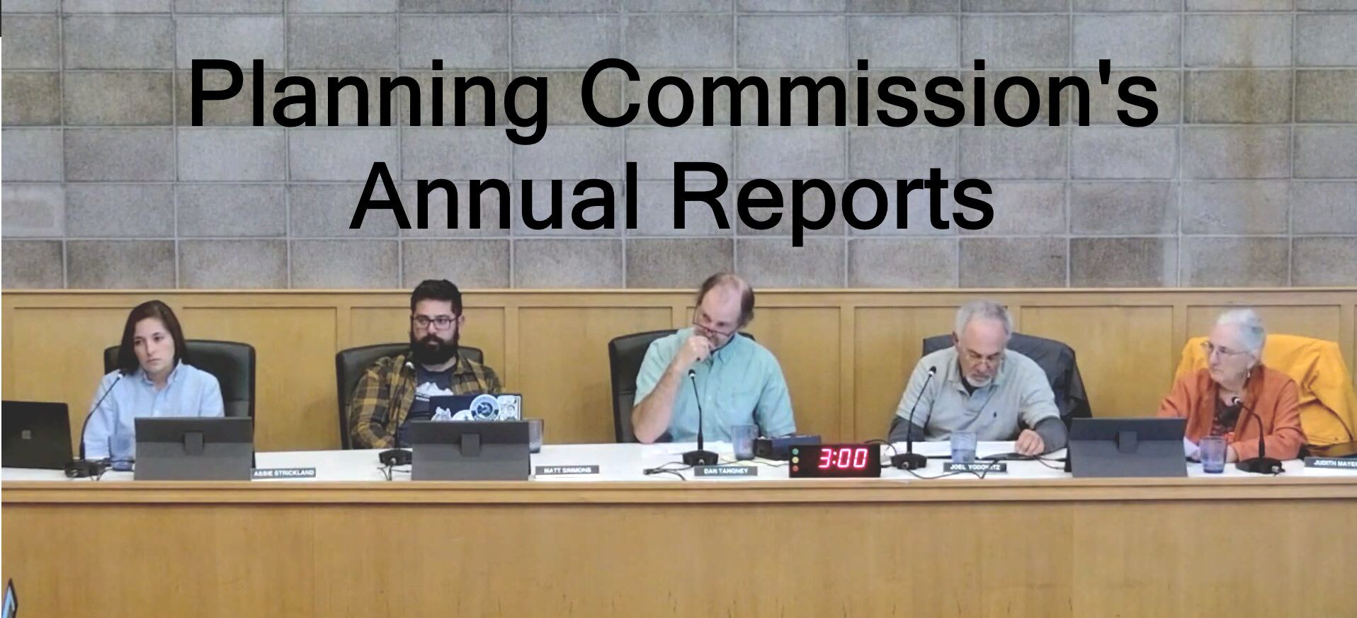 Planning Commission annual reports to the City Council - Information ...