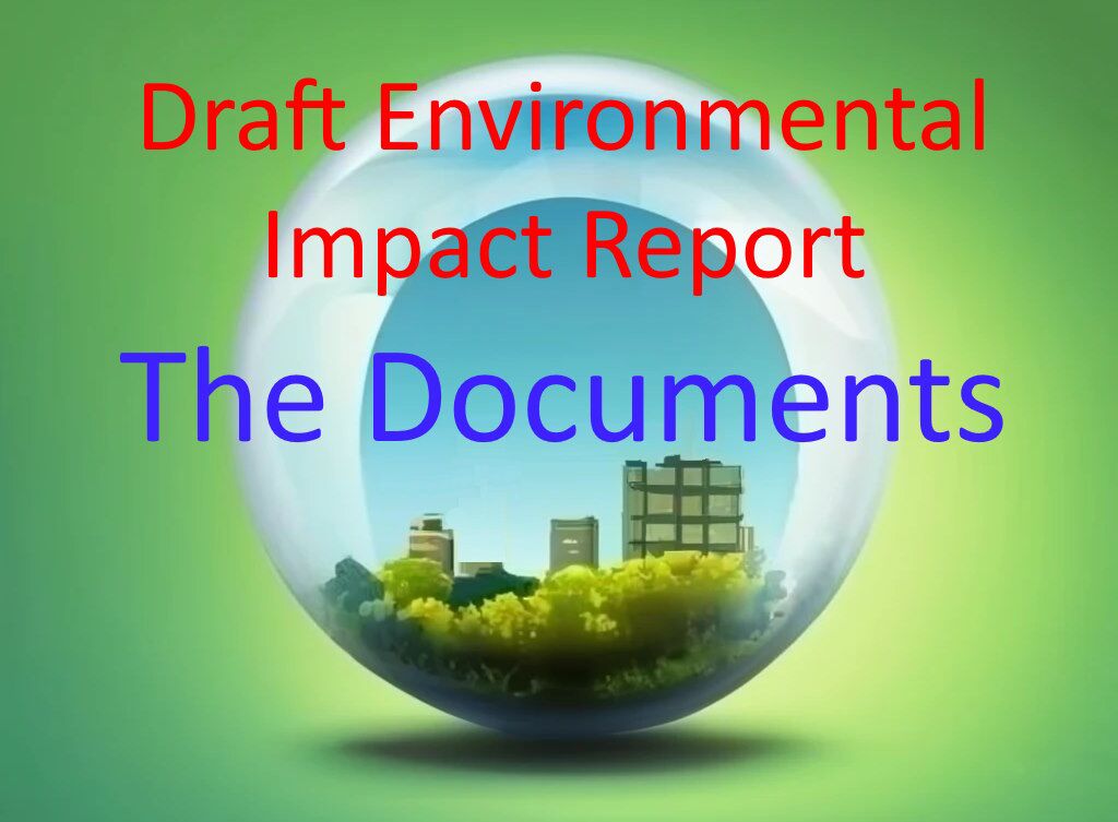 The Documents Of The General Plan Draft Environmental Impact Report